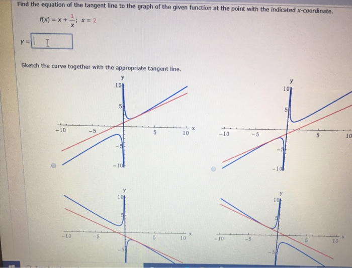 Solved Find the equation of the tangent line to the graph of | Chegg.com