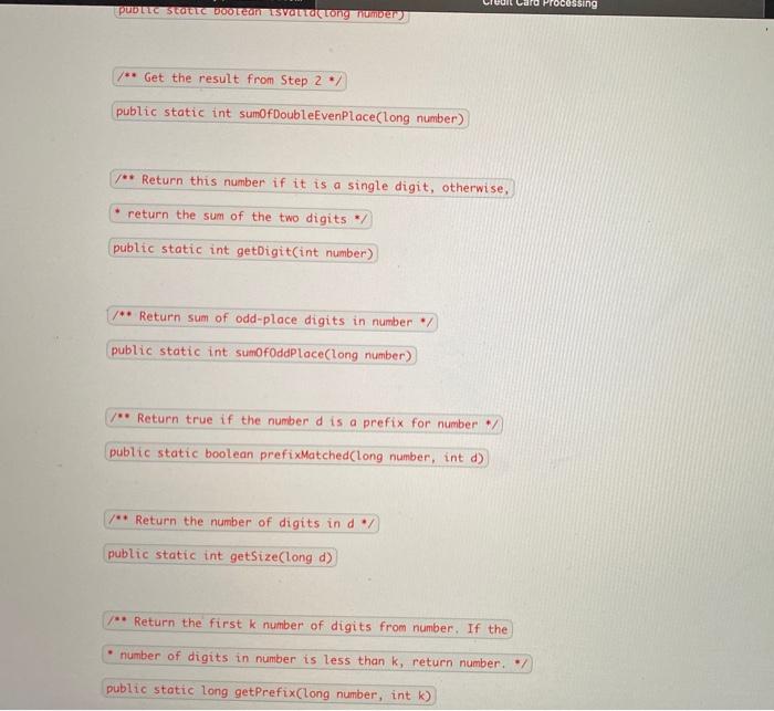 Solved Credit card numbers follow certain patterns. A credit | Chegg.com