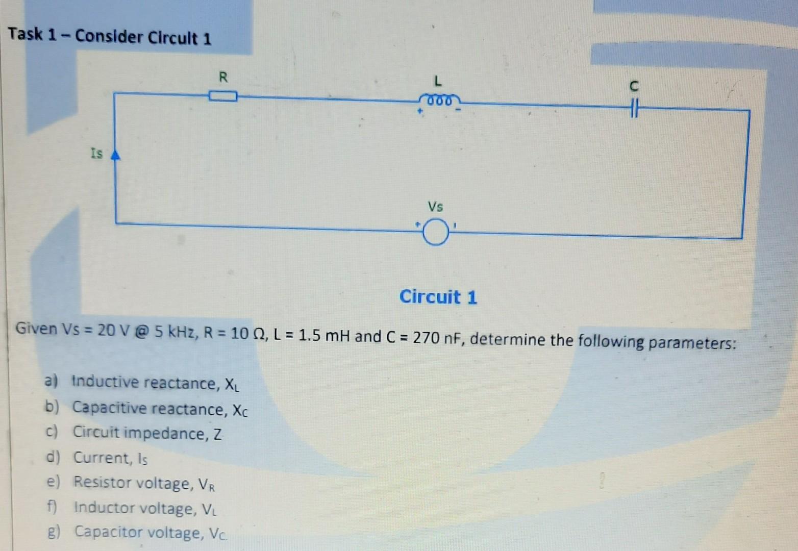 Solved Part 1 - Consider Circuit 1 again. a) To what | Chegg.com
