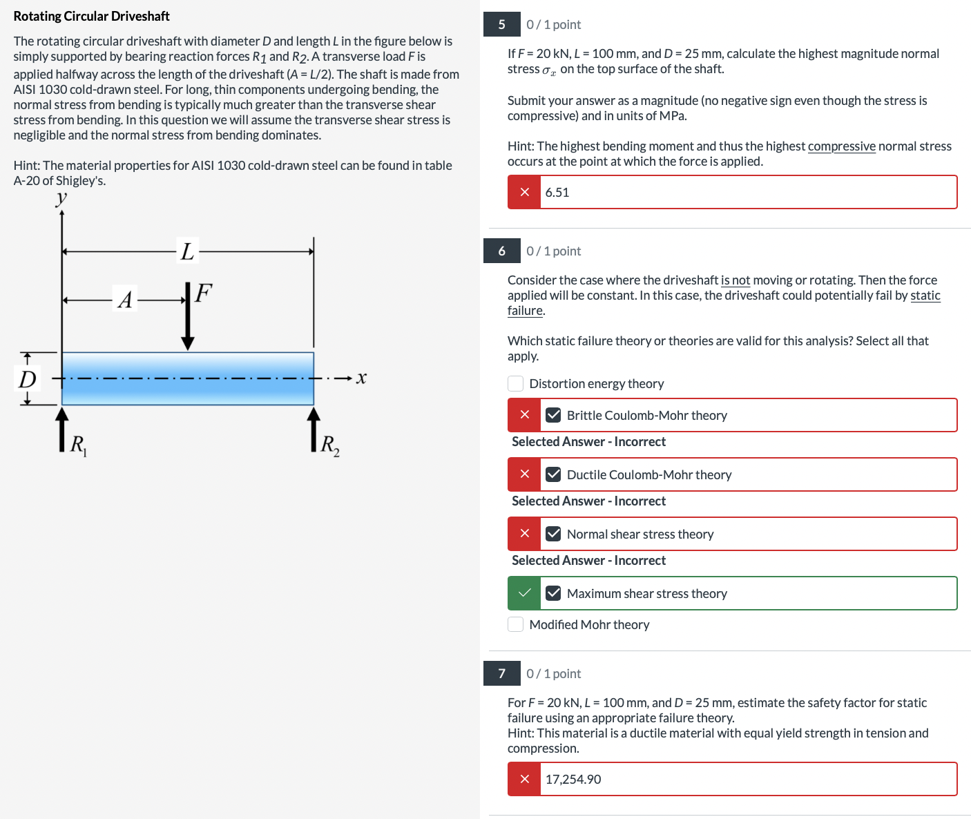 Solved Consider the case where the driveshaft is not moving | Chegg.com