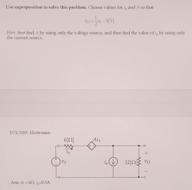 Solved Use superposition to solve this problem. Choose | Chegg.com