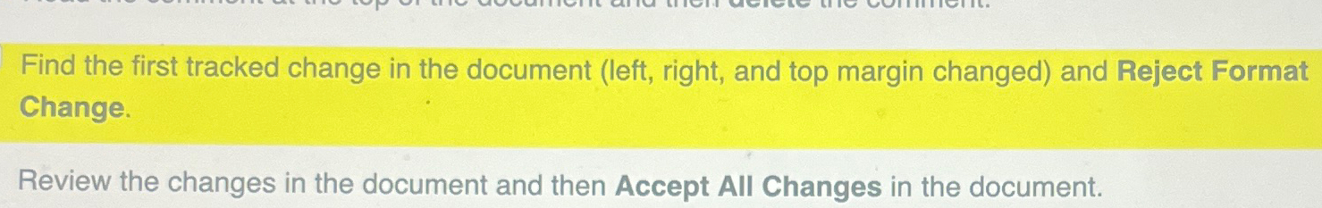 Solved Find the first tracked change in the document (left, | Chegg.com