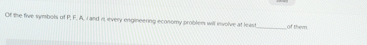 Solved Of the five symbols of P, ﻿F, ﻿A, ﻿i and n, ﻿every | Chegg.com