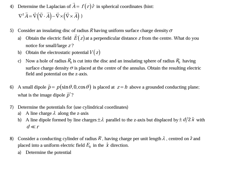 Determine the Laplacian of | Chegg.com