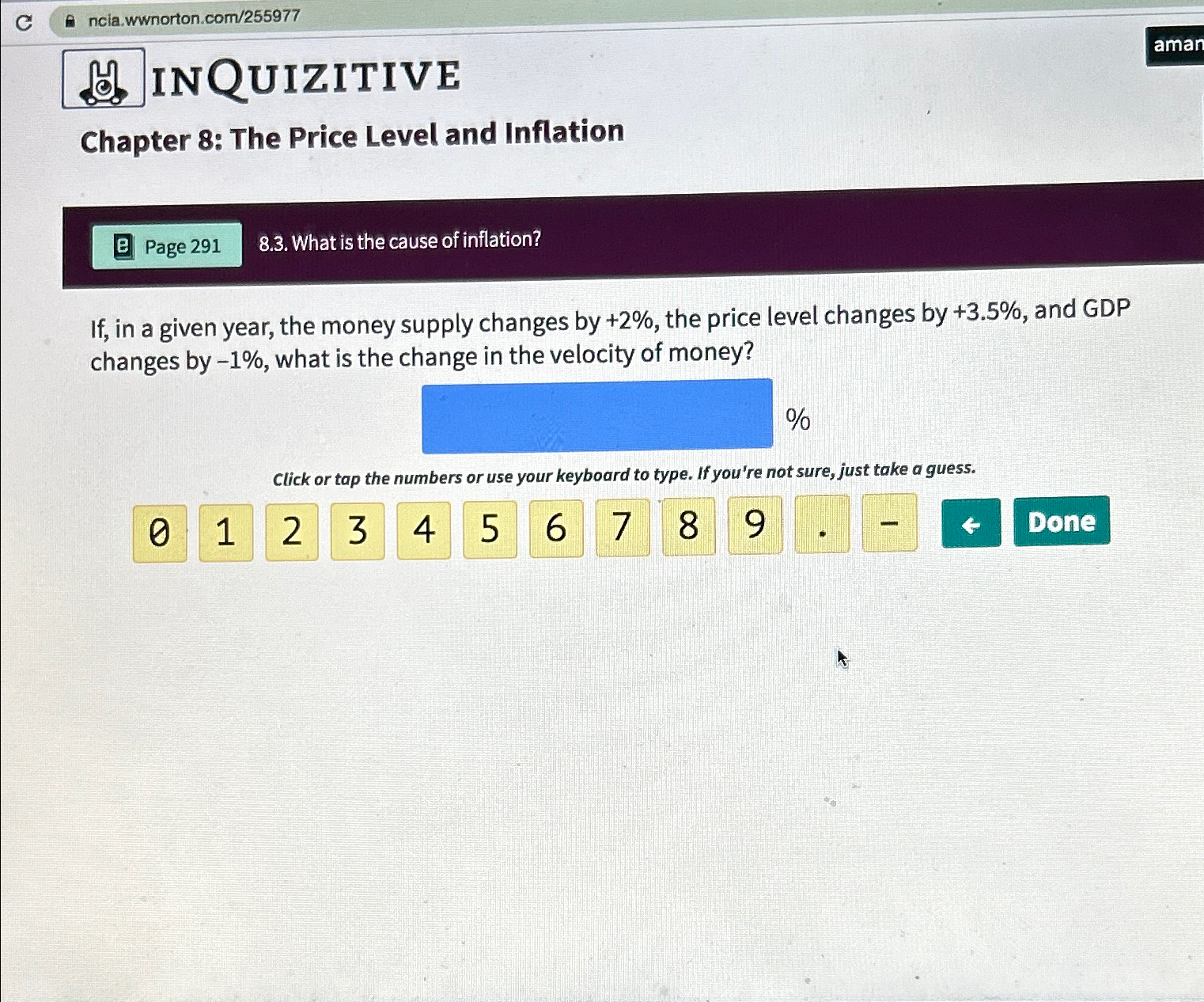 Solved ncia.wwnorton.com/255977凸ु ﻿INQUIZITIVEChapter 8: The | Chegg.com