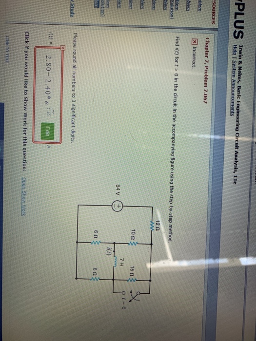 Solved PLUS Irwin & Nelms, Basic Engineering Circuit | Chegg.com Solved PLUS Irwin & Nelms, Basic Engineering Circuit | Chegg.com