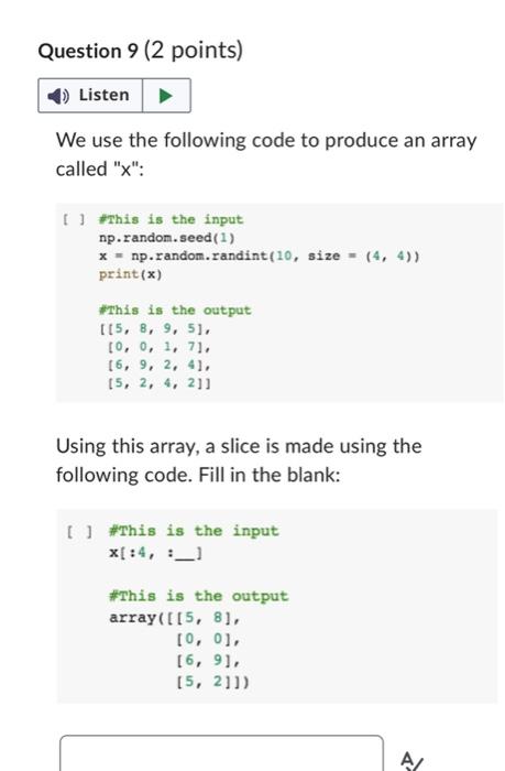 Solved Question 1 (2 points) If you are given the following | Chegg.com