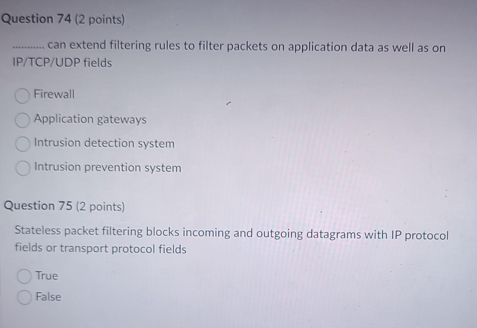 Solved can extend filtering rules to filter packets on | Chegg.com Solved can extend filtering rules to filter packets on | Chegg.com