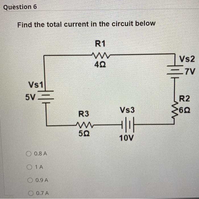Solved Find the voltage at node A in the figure below R1 СА | Chegg.com