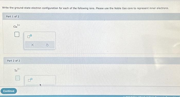 Solved Write the ground-state electron configuration for | Chegg.com