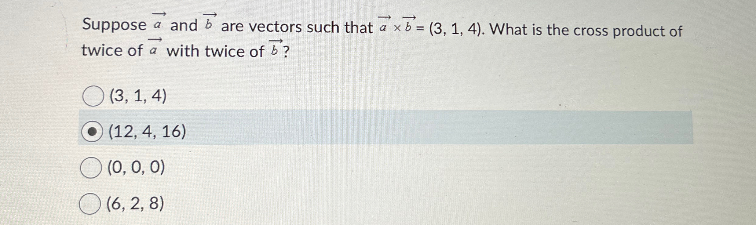 Suppose vec(a) ﻿and vec(b) ﻿are vectors such that | Chegg.com
