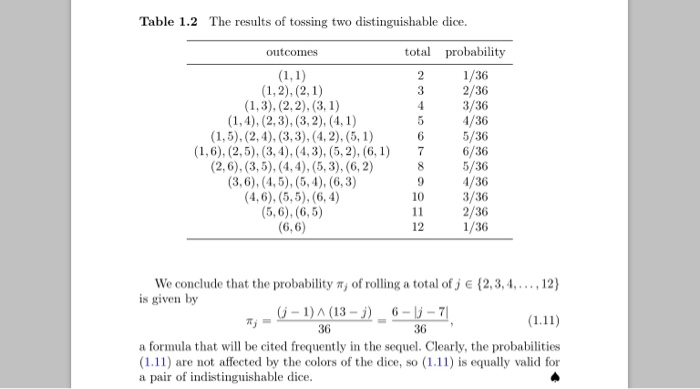Solved 1.45. Sicherman dice. Sicherman dice are fair | Chegg.com