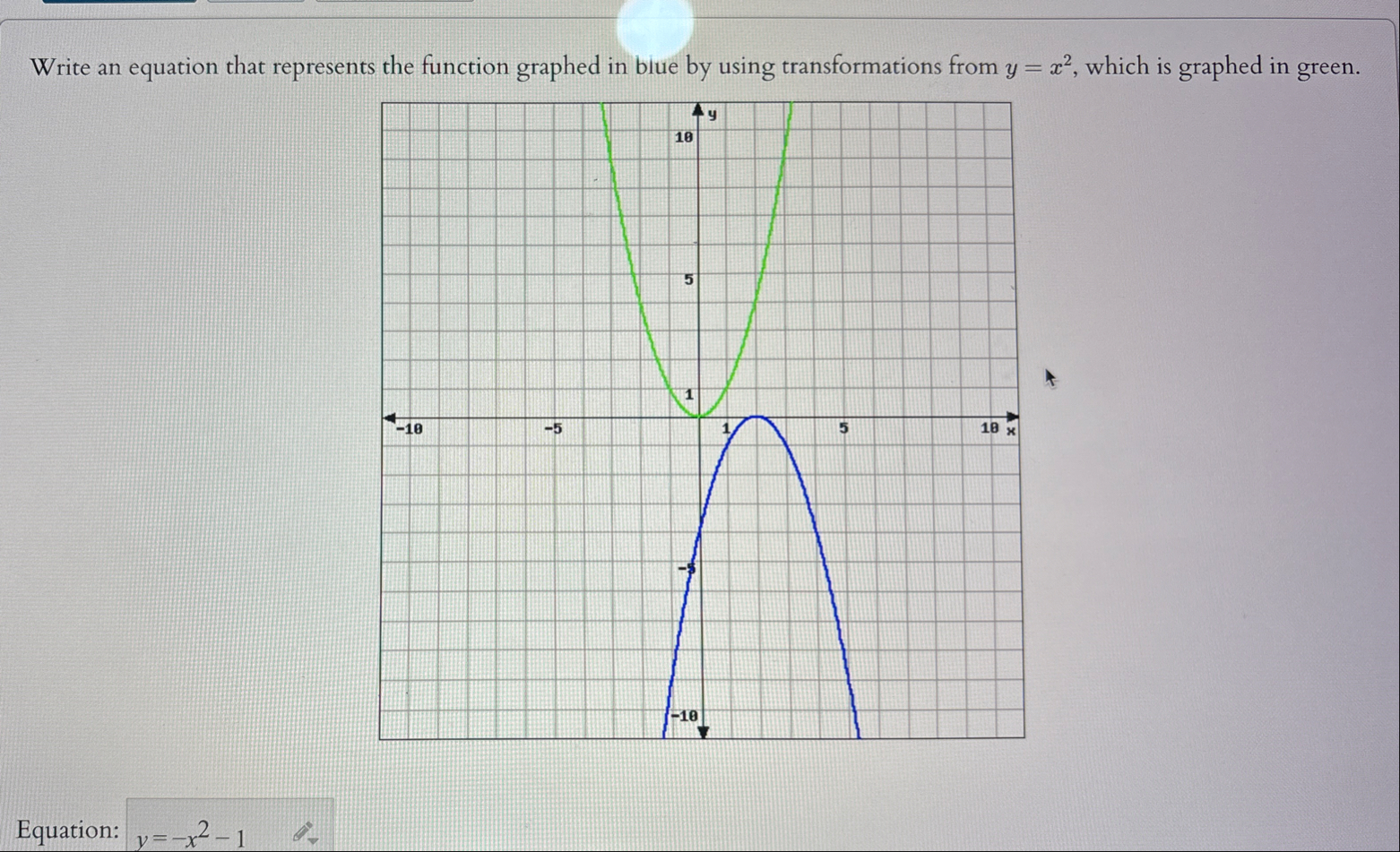 Solved Write an equation that represents the function | Chegg.com