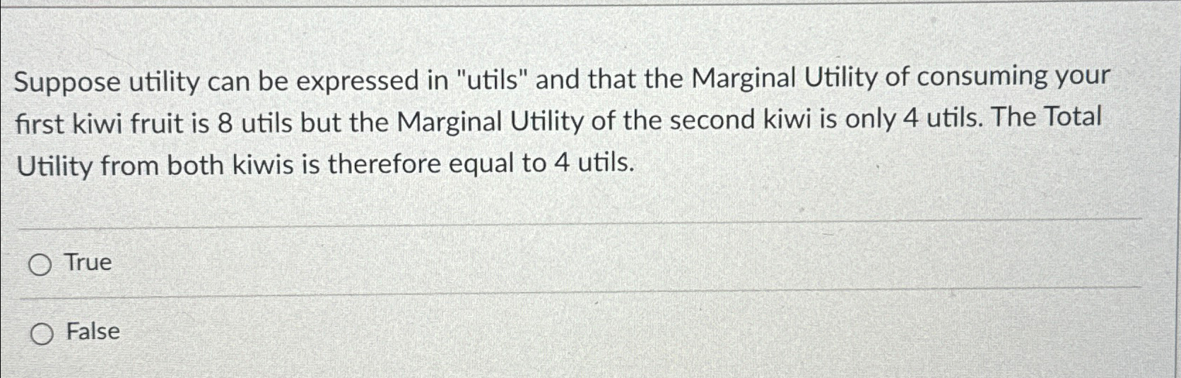 Solved Suppose utility can be expressed in "utils" and that | Chegg.com