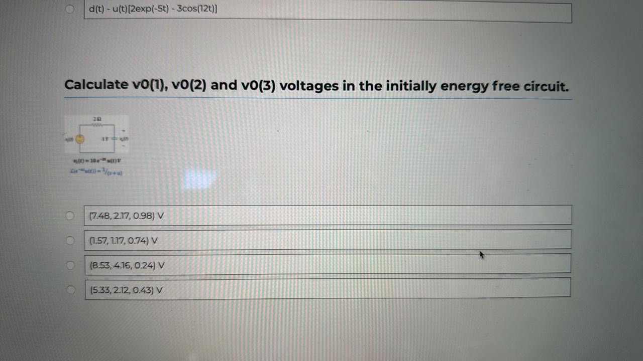 Solved Time function of a discrete spectrum is sinusoidal | Chegg.com