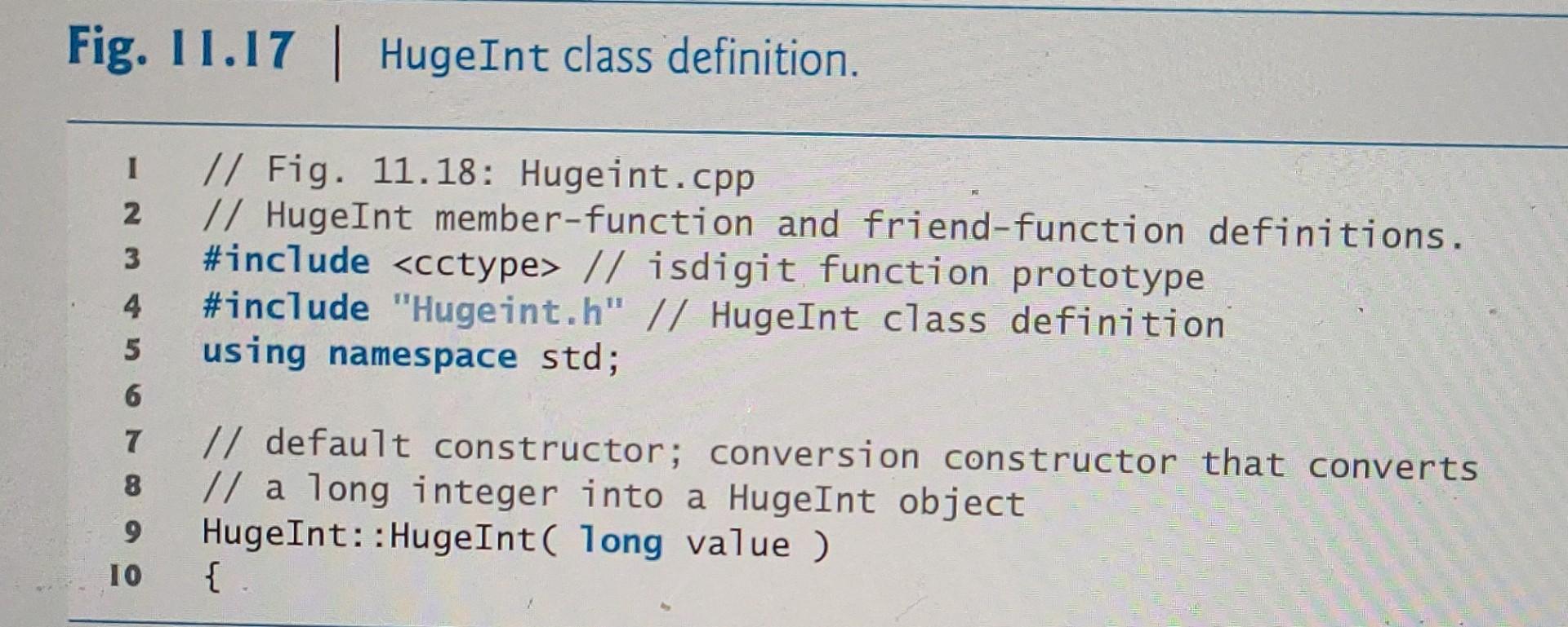 Solved 11.9 (Huge Int Class) A machine with 32-bit integers | Chegg.com
