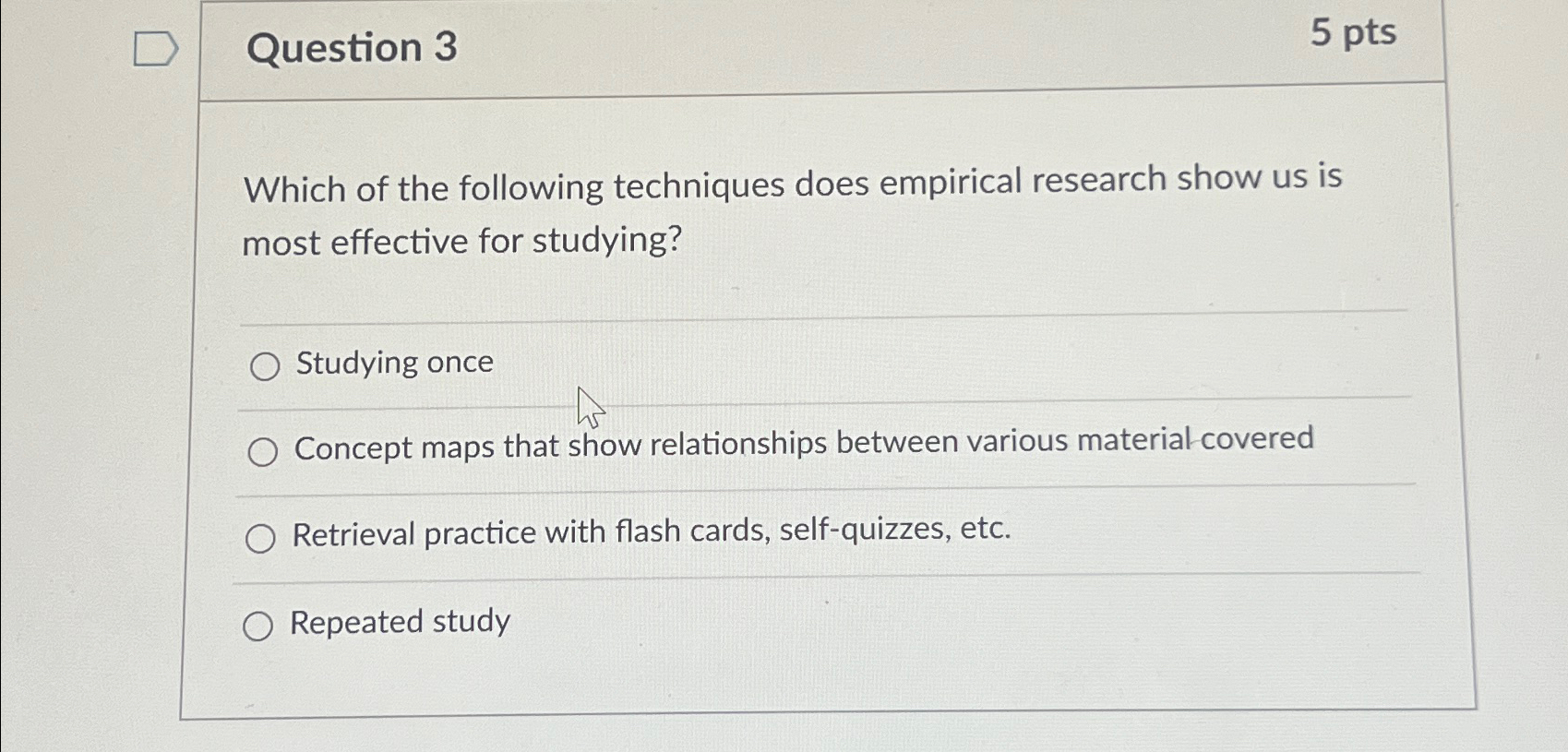 Solved Question 35ptsWhich of the following techniques does | Chegg.com