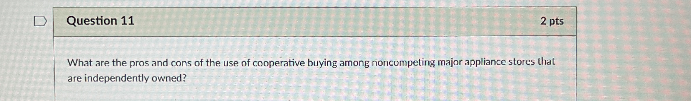 Solved Question 112 ﻿ptsWhat are the pros and cons of the | Chegg.com