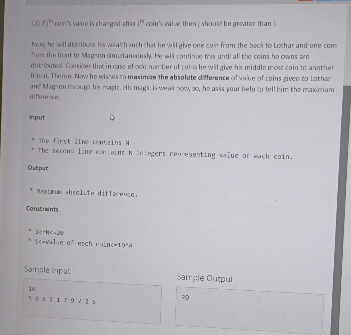 Solved Mandrake, the Magician, has decided to distribute his | Chegg.com