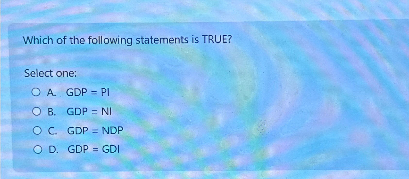 Solved Which Of The Following Statements Is Trueselect