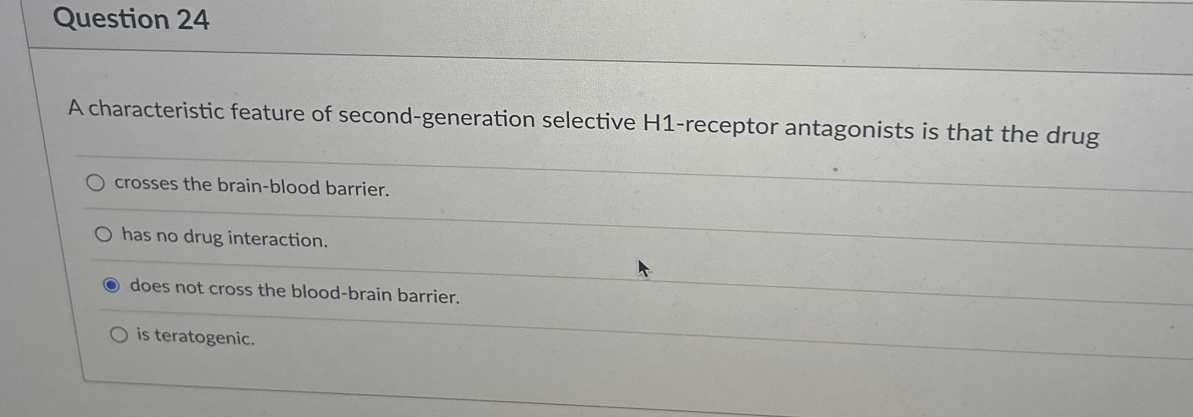 Solved Question 24A characteristic feature of | Chegg.com