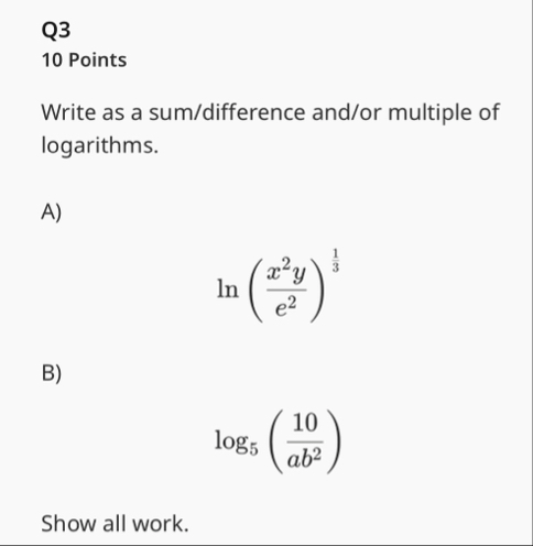 Solved Q310 ﻿PointsWrite as a sum/difference and/or multiple | Chegg.com