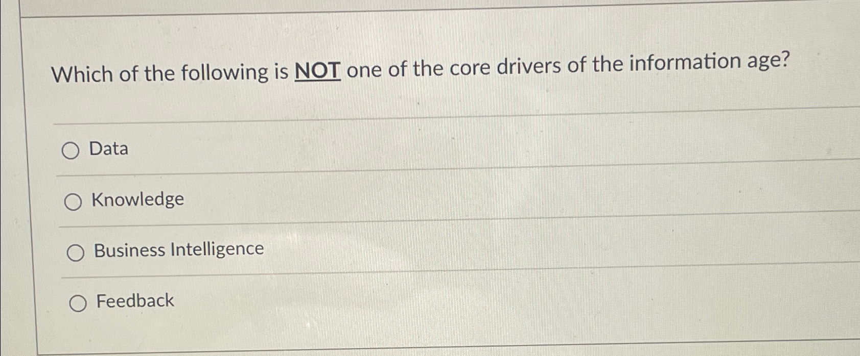 Solved Which of the following is NOT one of the core drivers | Chegg.com