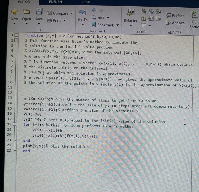 Solved can someone do this in matlab for me. im just not | Chegg.com