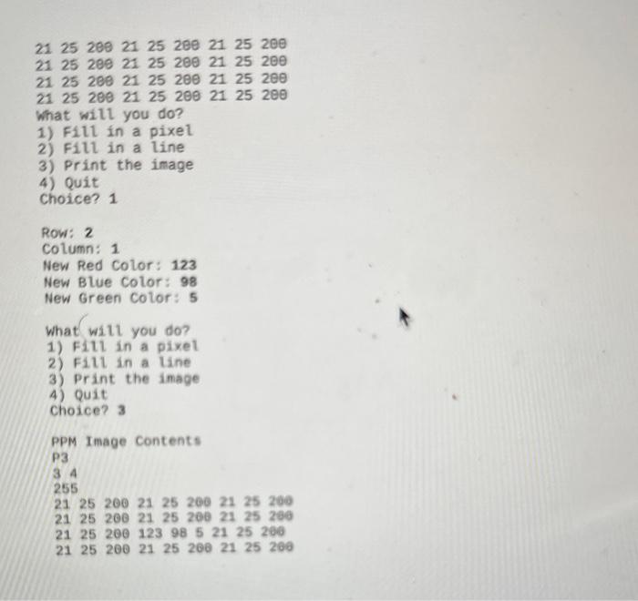 Solved You will create a Pixel class which has three | Chegg.com