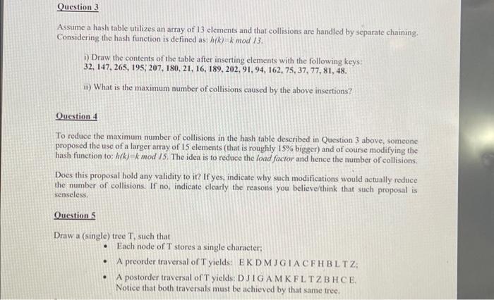 Solved Assume a hash table utilizes an array of 13 elements | Chegg.com