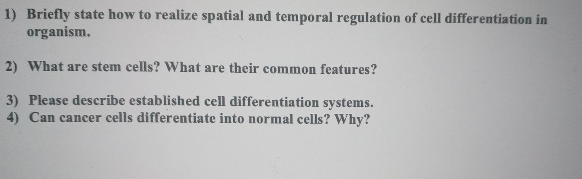 Solved 1 Briefly State How To Realize Spatial And Temporal