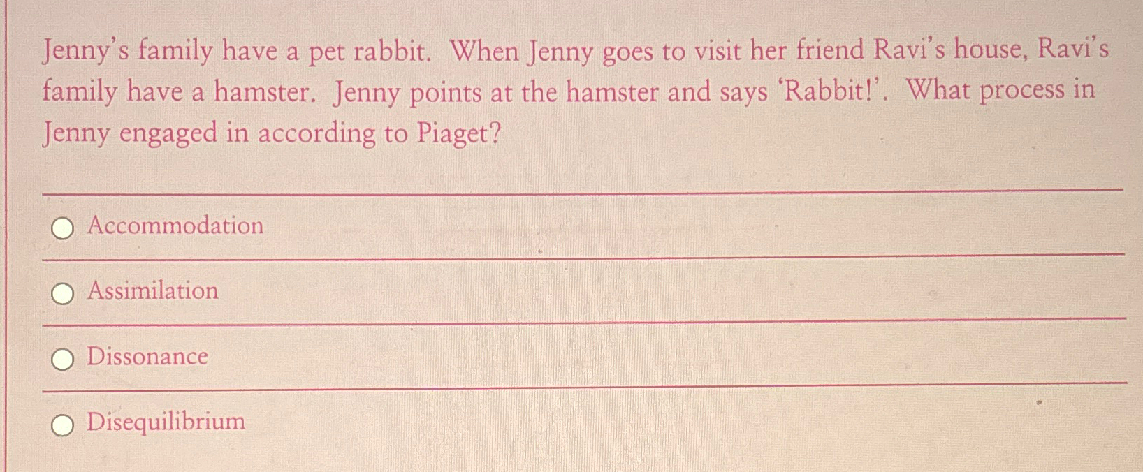 Solved Jenny's family have a pet rabbit. When Jenny goes to | Chegg.com