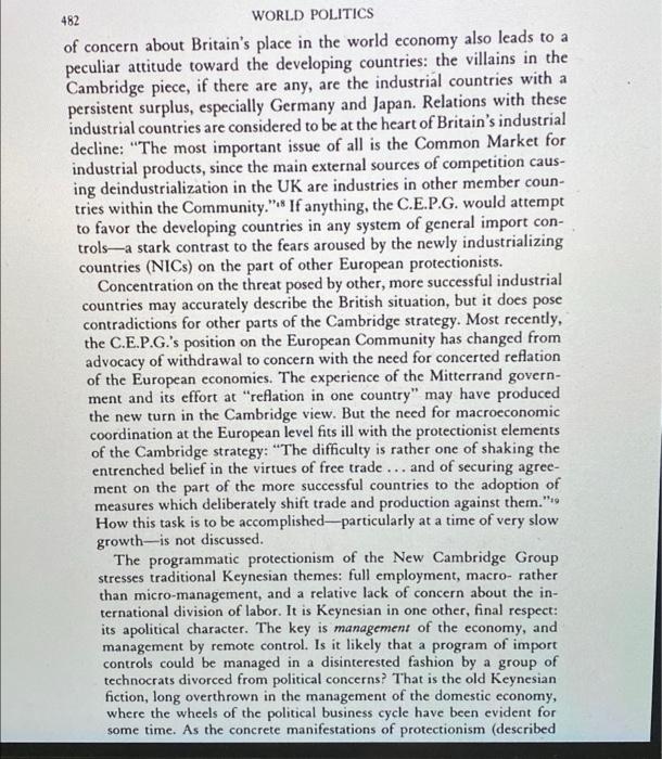 EUROPEAN PROTECTIONISM IN THEORY AND PRACTICE By | Chegg.com