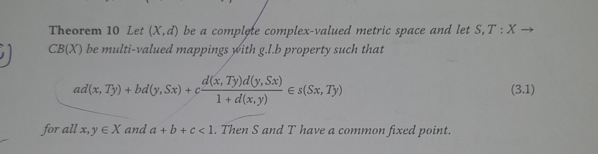 Solved Can it be proven on complex valued normed space. | Chegg.com