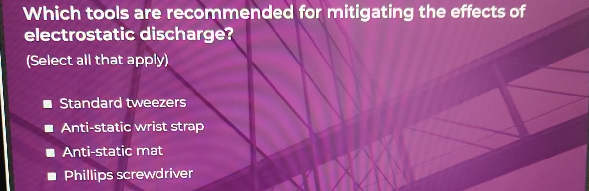 Solved Which tools are recommended for mitigating the | Chegg.com