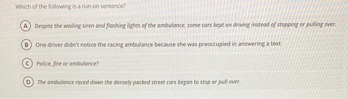 Identify the comma splice in the examples below. You | Chegg.com