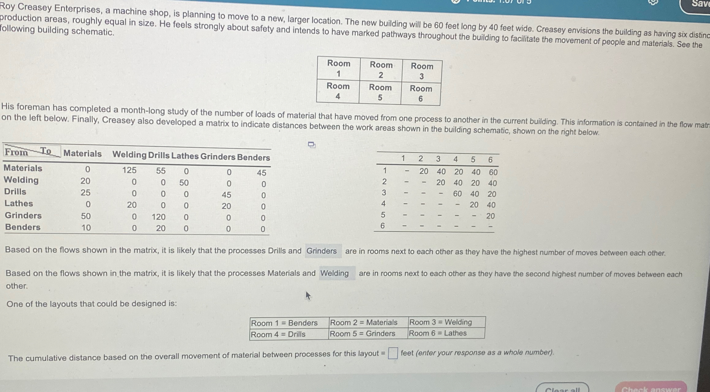 Solved Roy Creasey Enterprises, a machine shop, is planning | Chegg.com