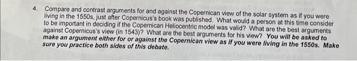 Solved Compare and contrast arguments for and against the | Chegg.com