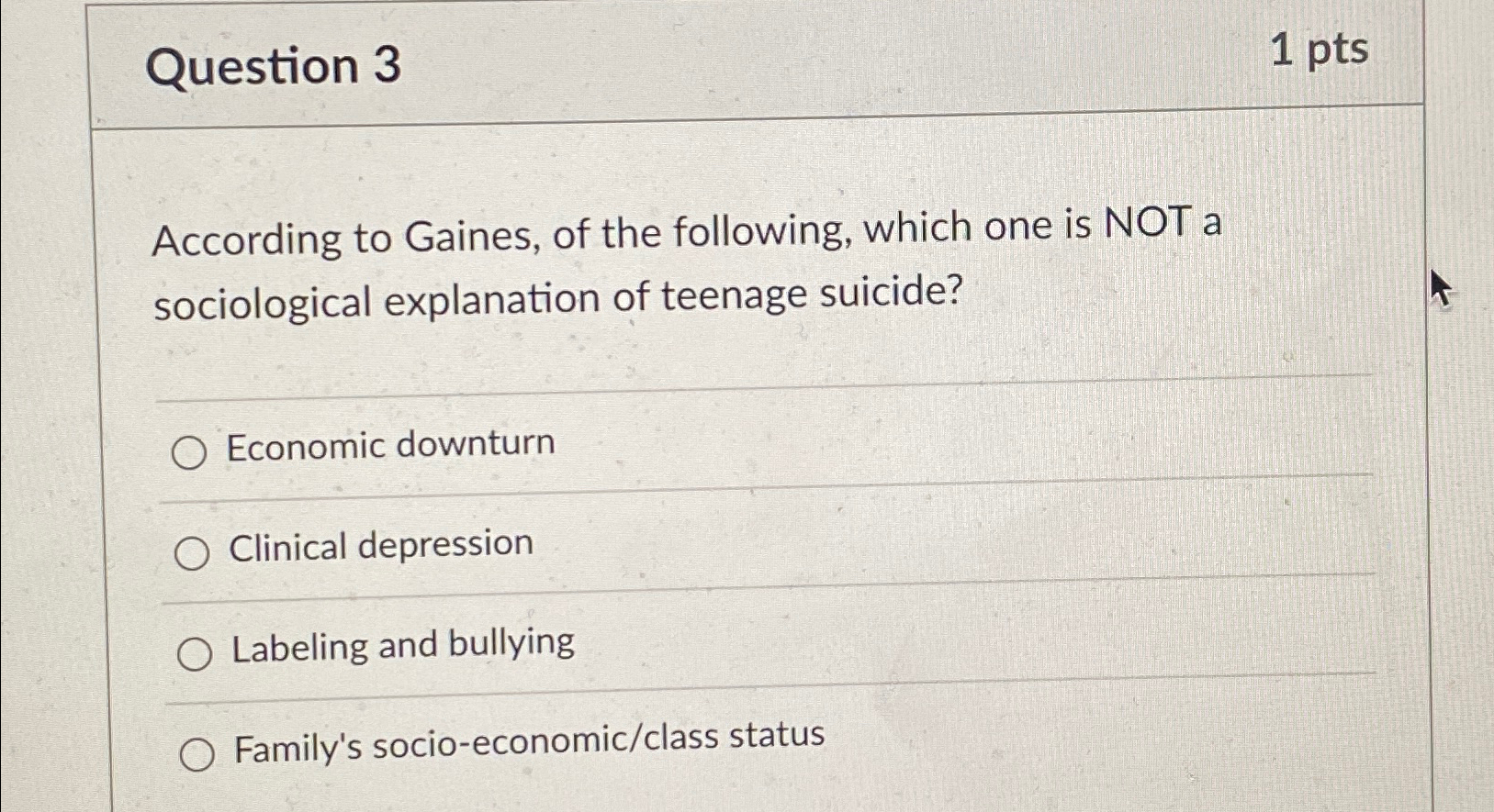 Solved Question 31 ﻿ptsAccording to Gaines, of the | Chegg.com
