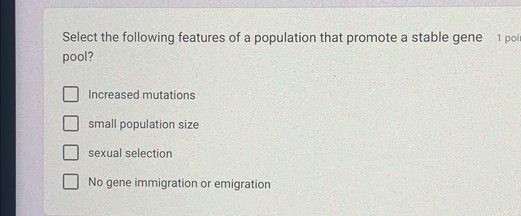 Solved Select the following features of a population that | Chegg.com