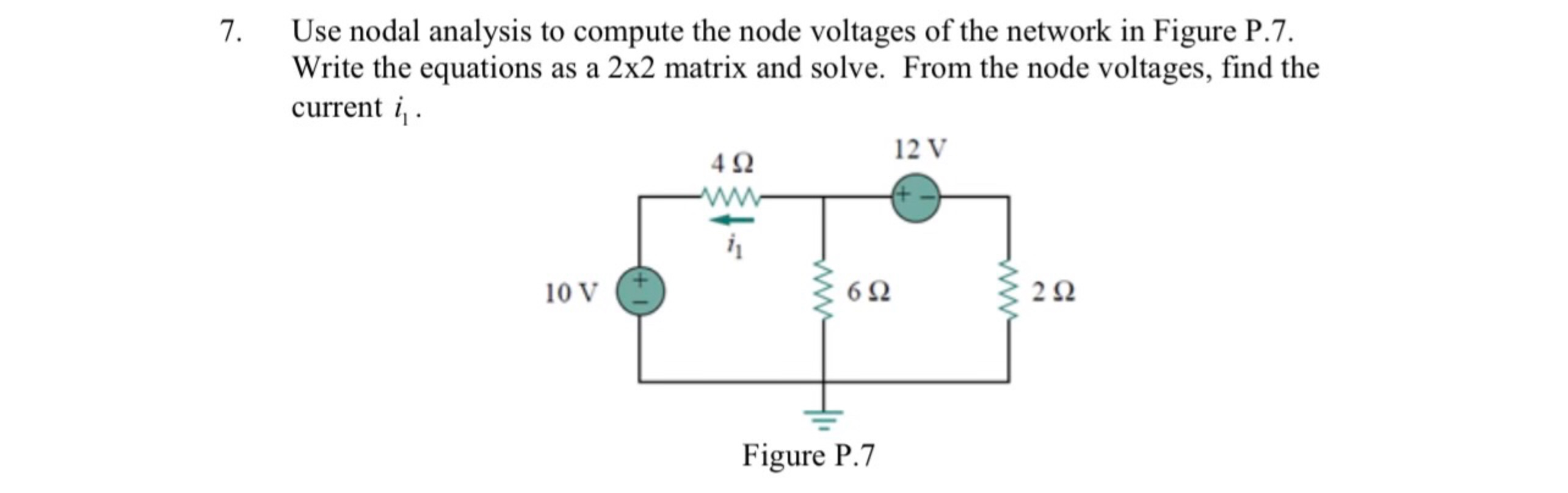 Solved Use nodal analysis to compute the node voltages of | Chegg.com