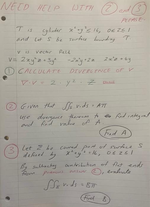 Solved i am struggling to solve answer to part 2 and part 3 | Chegg.com