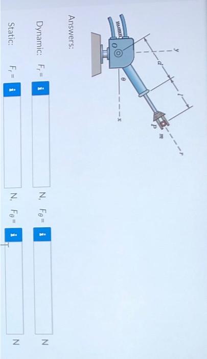 Solved The robot arm is elevating and extending | Chegg.com