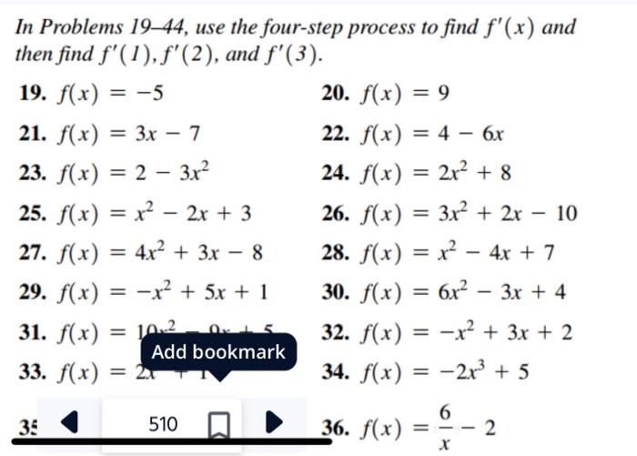 Solved In Problems 19−44, use the four-step process to find | Chegg.com