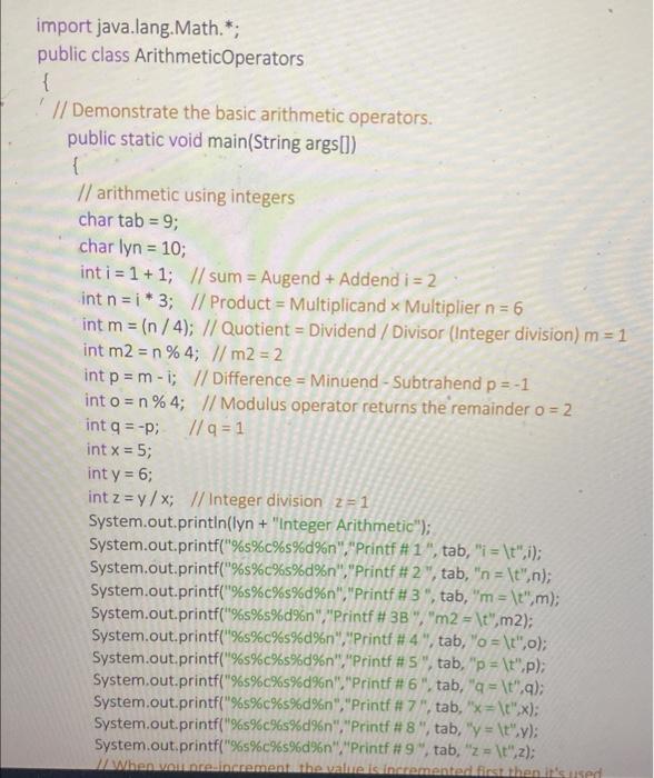 Solved on Jgrasp, find and fix all the errors in this code | Chegg.com