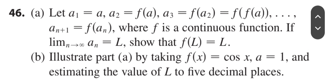 Solved (a) ﻿Let a1=a,a2=f(a),a3=f(a2)=f(f(a)),dots, | Chegg.com