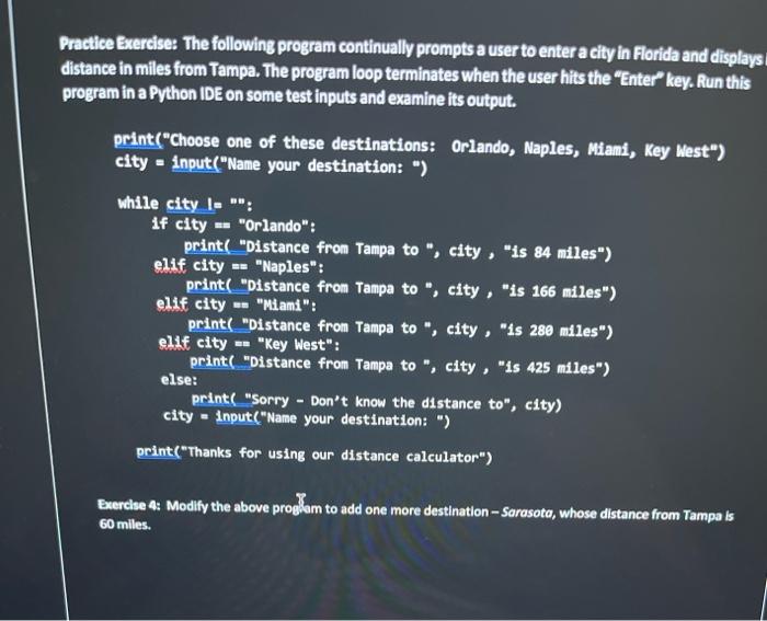 Solved Practice Exercises The Following Program Continually 4879
