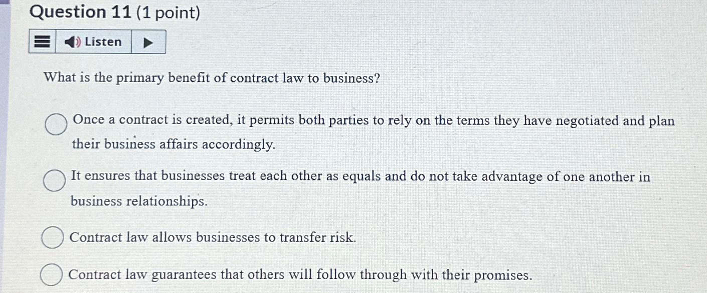 Solved Question 11 (1 ﻿point)ListenWhat is the primary | Chegg.com