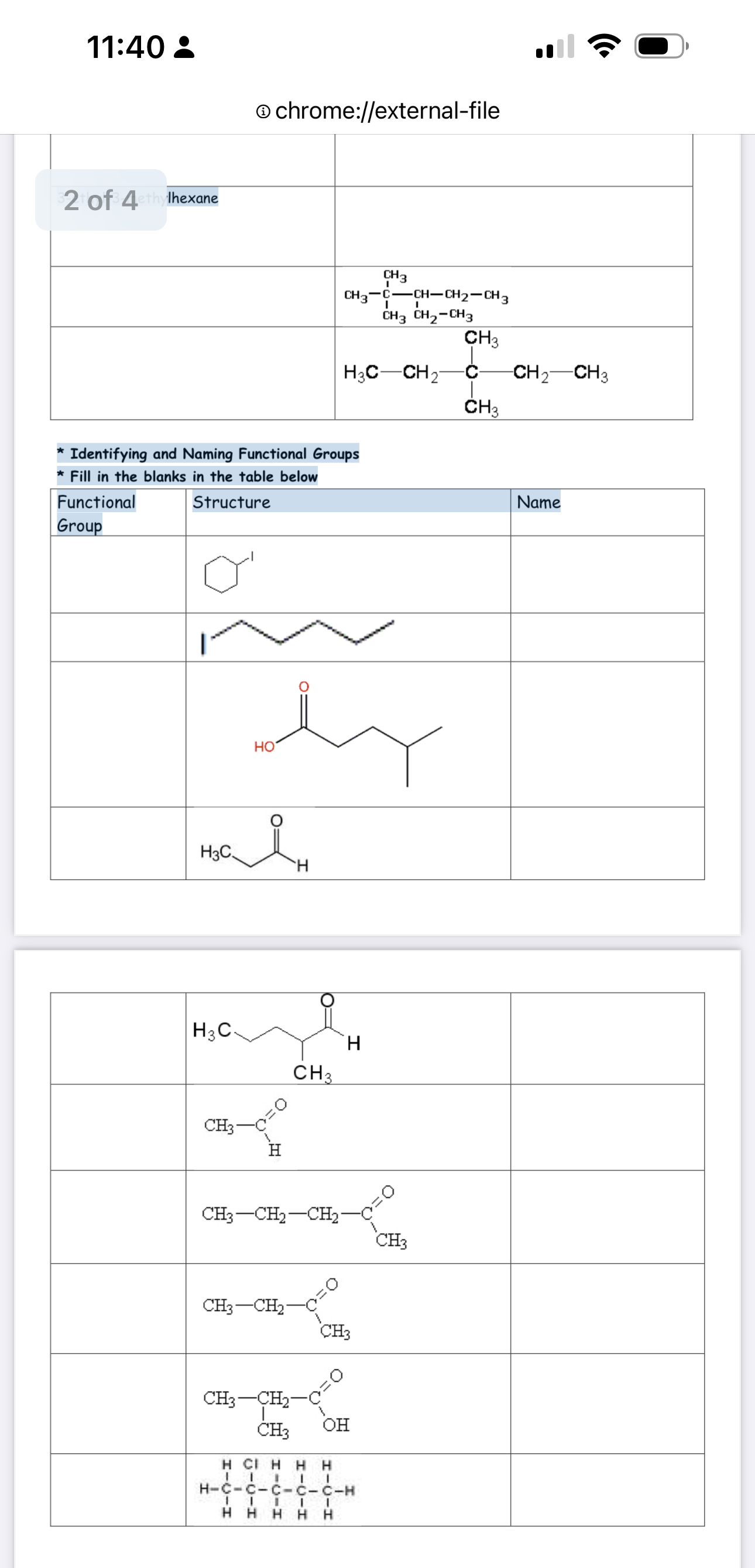 Solved 11:40 ﻿:(1) ﻿chrome://external-fileIdentifying and | Chegg.com