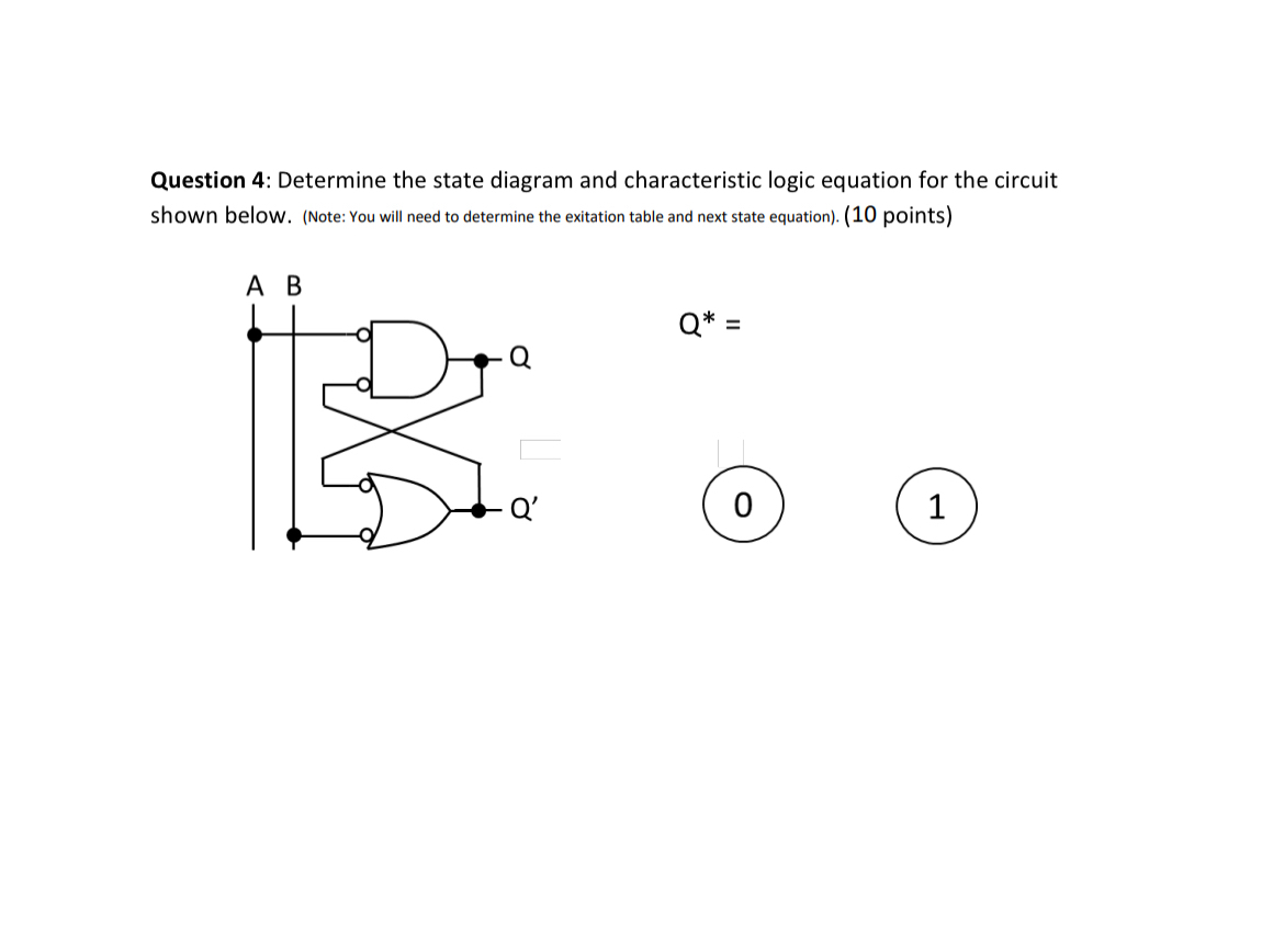 Solved Question 4: Determine the state diagram and | Chegg.com Solved Question 4: Determine the state diagram and | Chegg.com